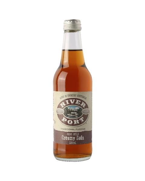 Riverport Creamy Soda 330ml Glass Bottle - Ctn of 12 - Hepburn Beverages